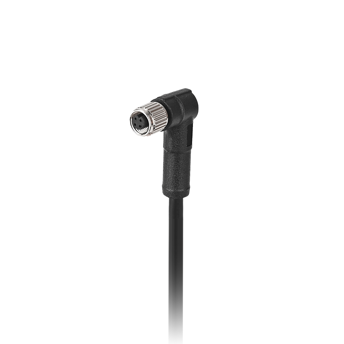 M5 female 3pole 4pole right angle 90°weatherproof electrical cable ...