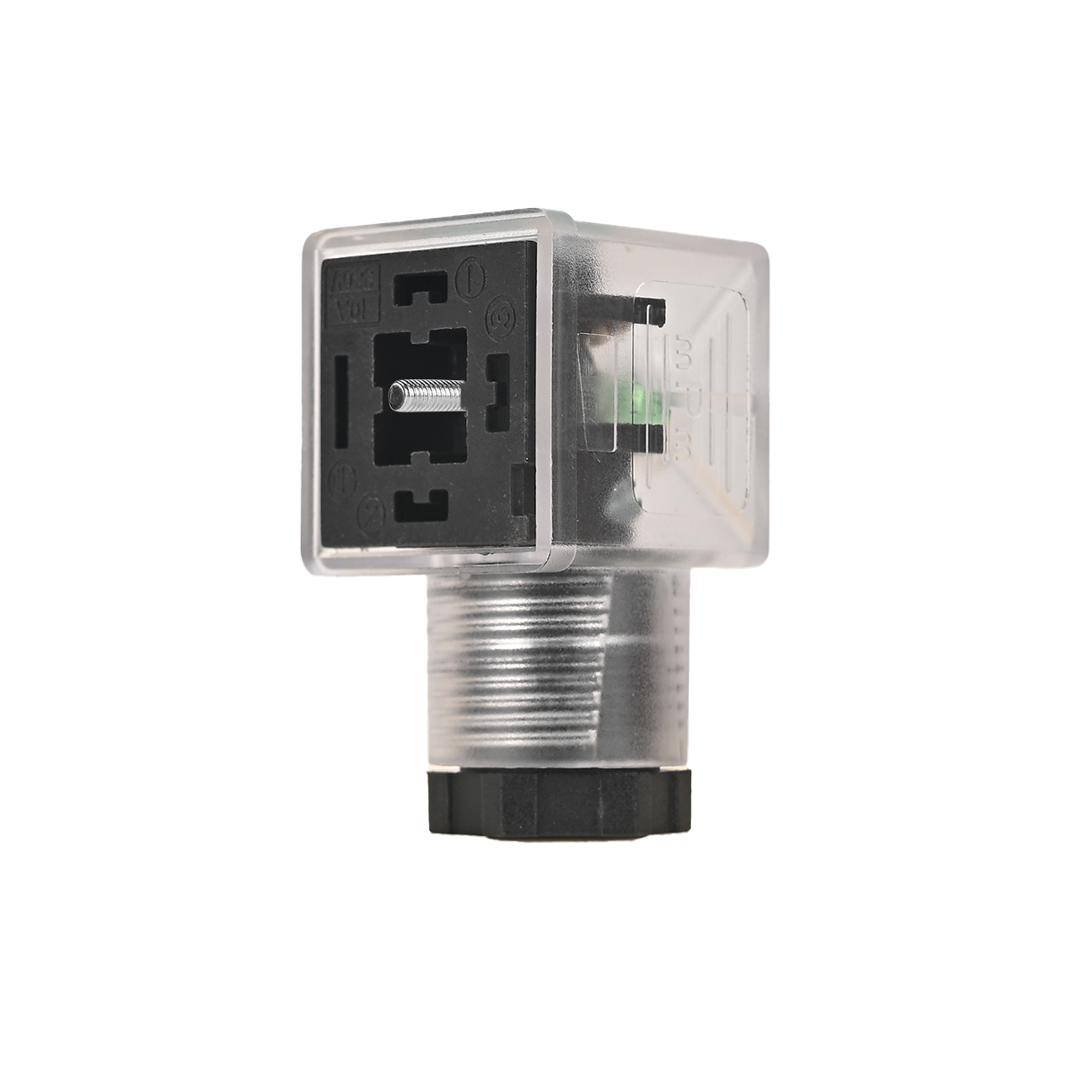 Din 43650 type a female plug 2+PE 3+PE LED DC24V AC250V solenoid valve ...